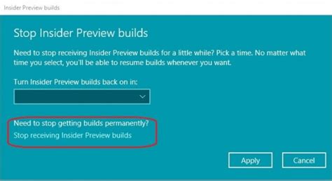 quit and leave windows insider program and stay activated on windows 10
