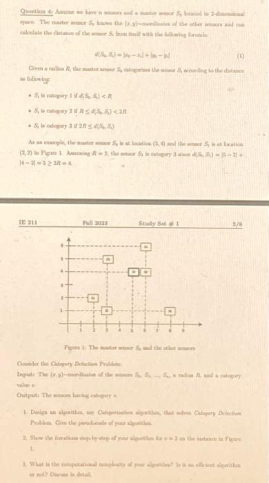 Solved Question Assume We Have Ni Sensors And A Master Chegg