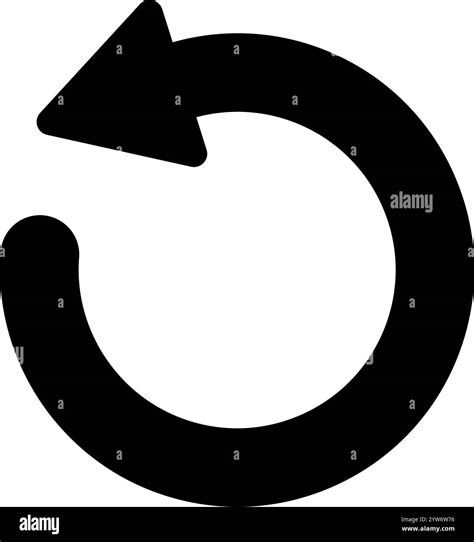 Circular Arrow Rotating Counterclockwise Creating A Seamless Loop That