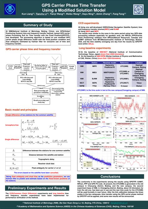 Pdf Gps Carrier Phase Time Transfer Using A Modified Solution Model