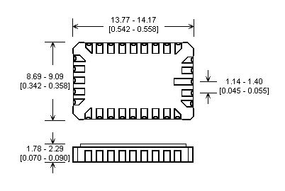 DIL28 LCC28 2 ZIF CS Programming Programmer Adapter Socket Converter Package LCC28 Elnec