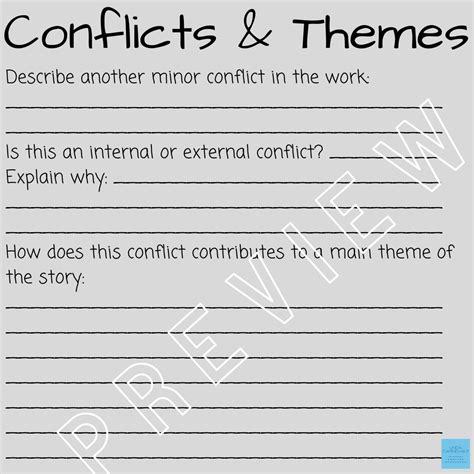 Literature Analysis Theme Conflict Quote Analysis Vocabulary Characters Made By Teachers