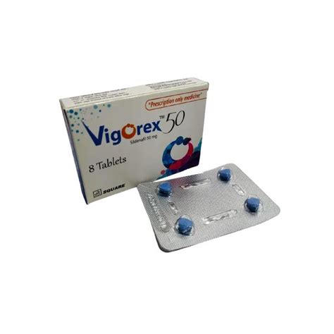 Vigorex 50mg Tablet Sildenafil Erectile Dysfunction Epharma