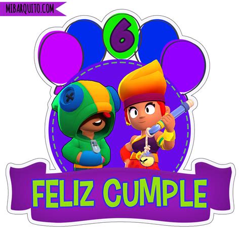 Brawl Stars Cake Topper Mi Barquito Brawl Stars Cake Topper Mi Barquito