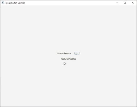 Toggleswitch Control In Javafx With Controlsfx