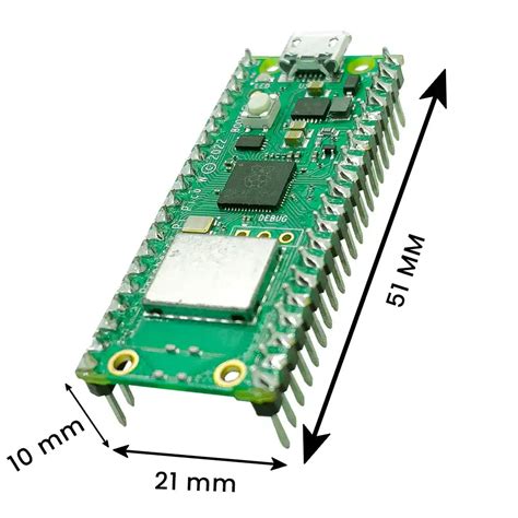 Raspberry Pi Pico W Rp2040 Microscale