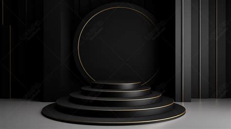 프리미엄 제품 디스플레이 멋진 블랙 럭셔리 3d 기하학적 연단 모형 연단 배경 지휘대 배경 굉장히 멋진 배경 이미지 Hd 연단 지휘대 굉장히 멋진 배경 사진 무료