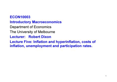 L Slides Pp Lecture Slide ECON Introductory Macroeconomics Department Of Economics The
