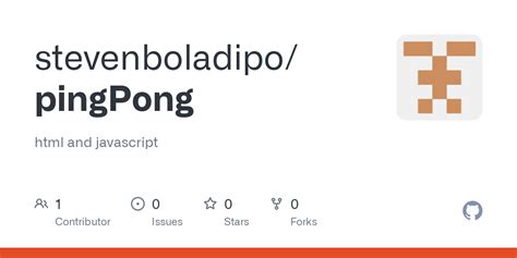 Github Stevenboladipopingpong Html And Javascript