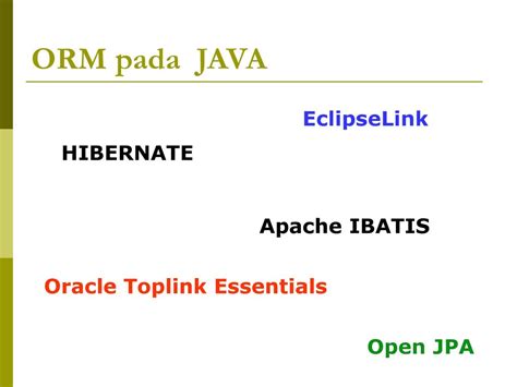 Object Relational Mapping - ppt download