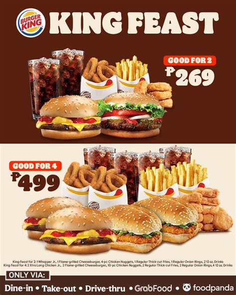 Tableau De Menu Burger King 2023
