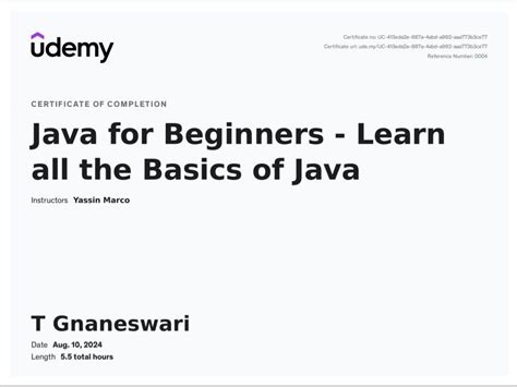 gnaneswari tirumala on linkedin udemy java javacourse code coding
