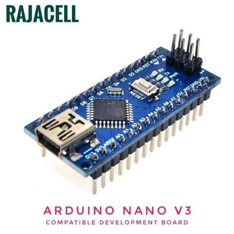 Jual Ardiano Nano V3 Compatible Board For Arduino Nano R3 Soldered Pin