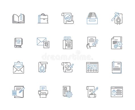 Communication Line Icons Collection Dialogue Messaging Connection Expression Interaction