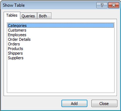 MS Access Row Source For Combo Box