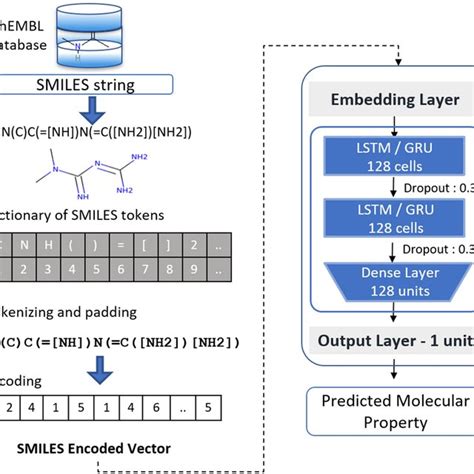 The Outline Of The Training Procedure For The Smiles String Download Scientific Diagram