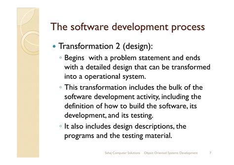 Object Oriented Systems Development Life Cycle Ppt Pdf Operating