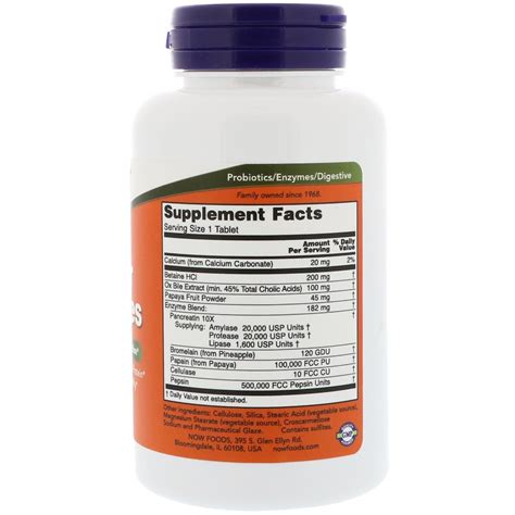 NOW Super Enzymes, Супер Ферменты, Энзимы - 90 таблеток купить в Москве ...