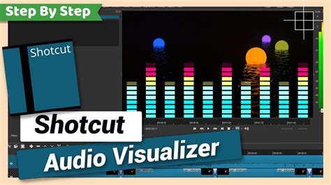 audio visualizer bar style shotcut tutorial youtube