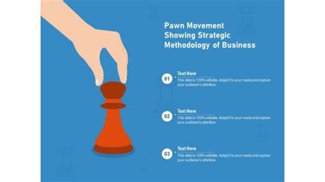 Pawn Movement Showing Strategic Methodology Of Business Powerpoint