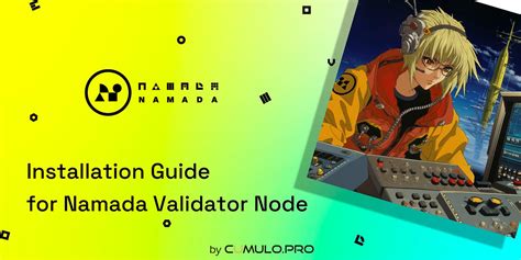 Installation Guide For Namada Validator Node By Cumulo Cumulopro Medium