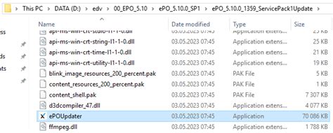 Mcafee Trellix Epo 5 10 Sp1 Upd2 Update 2 Installation Cve 2023 5444 Risk High And Cve 2023