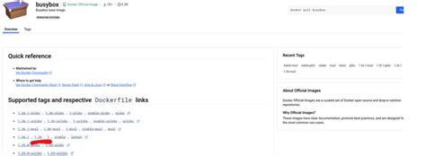 Running ‘hello World With Busybox A Docker Adventure Docker Mastery