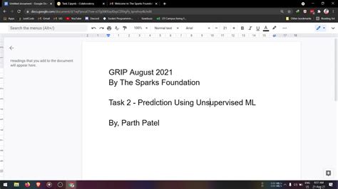 parth patel on linkedin internship tsf grip datascience