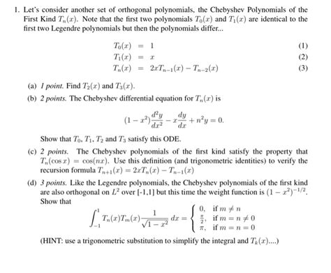 solved 1 let s consider another set of orthogonal