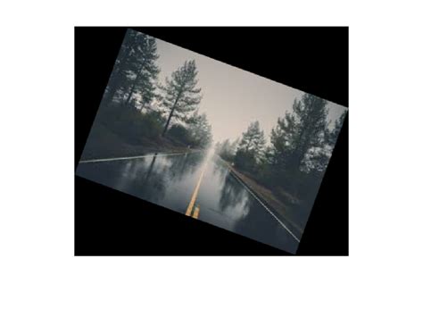 how can i rotate an image on matlab without getting the black