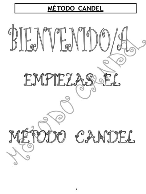 Metodo Candel 1 Pdf Postres Vegetales Metodo Candel 1 Pdf Postres Vegetales