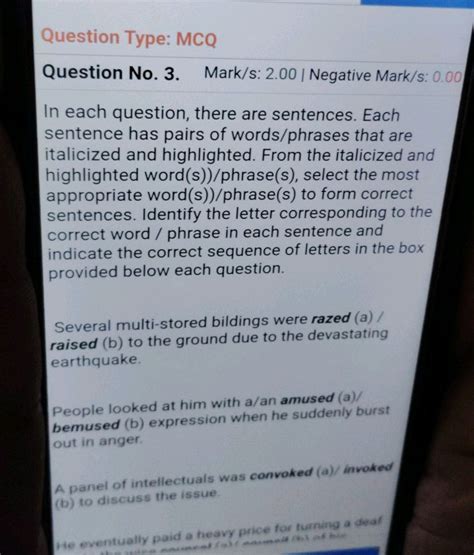 Question Type MCQ Question No Mark S StudyX Question Type MCQ Question No Mark S StudyX