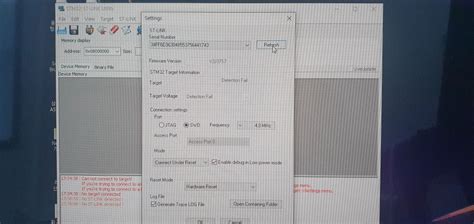 st link v2 usb connection error stmicroelectronics community