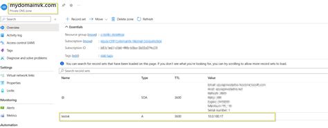 Creating A Private Dns Zone A Record In Terraform Stack Overflow