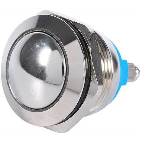AlwaysH V Push Button Switch Mm Waterproof Car Metal Momentary Push Button Switch Round