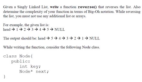 solved given a singly linked list write a function