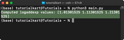 Numpy Logaddexp Logarithm Of Sum Of Exponentials