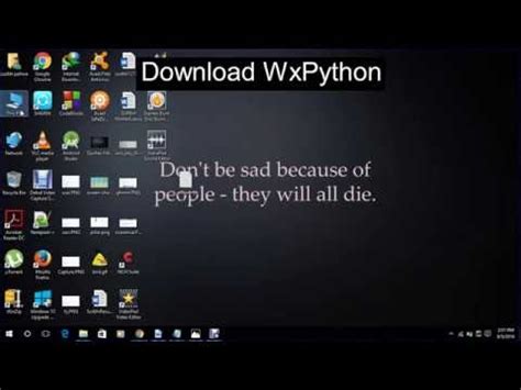 Wxpython Tutorial Download And Install Wxpython Youtube