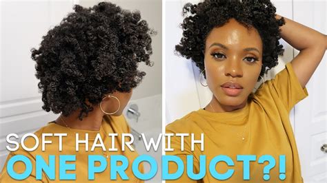 Soft Bouncy Curls On 4c Hair With No Heat No Oils And No Butters Youtube