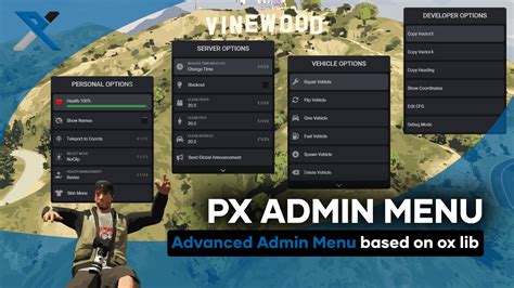 [paid] px admin menu fivem releases cfx re community
