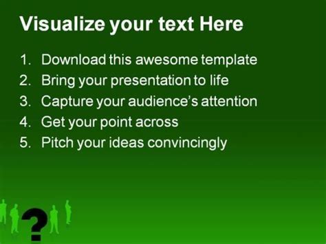 businessman and question metaphor powerpoint themes and powerpoint