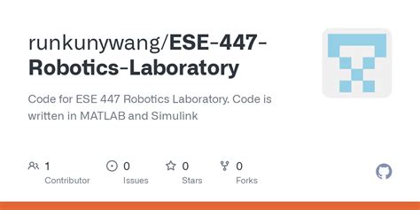 GitHub Runkunywang ESE 447 Robotics Laboratory Code For ESE 447 Robotics Laboratory Code Is