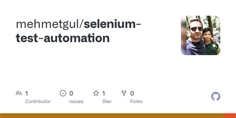 Github Mehmetgulselenium Test Automation