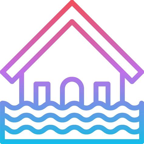 Flooding House Icon Illustration 50709588 Vector Art At Vecteezy