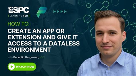 🌟 Create An App With Dataless Environment Access Espc