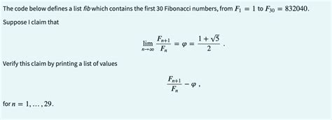 answered the code below defines a list fib which… bartleby