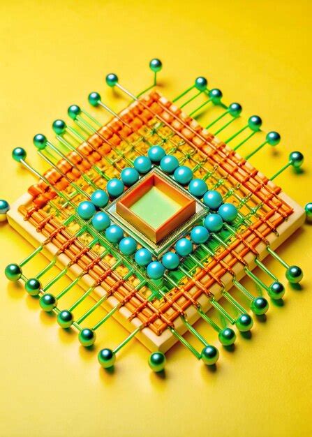 Abstract Microchips And Circuits Technology Innovation Artificial