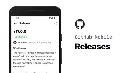 Github On Linkedin Github For Mobile Now Supports Github Releases Weve Made It Easy For You