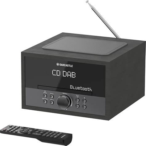 Bluetooth DAB+ Radio & CD Player | 40 Watt Mains Powered Hifi System ...