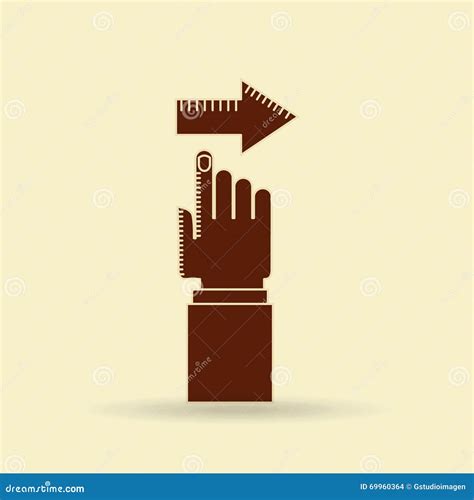 Arrow Index Design Stock Illustration Illustration Of Isolated 69960364